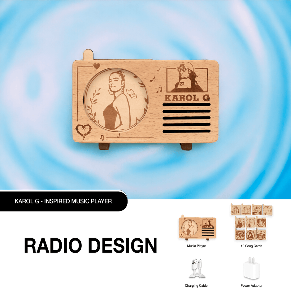Karol G - Inspired Music Player | Radio Design